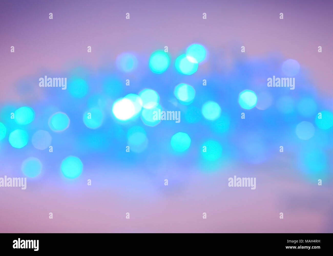 festive blurred background with bright blue lights Stock Photo - Alamy