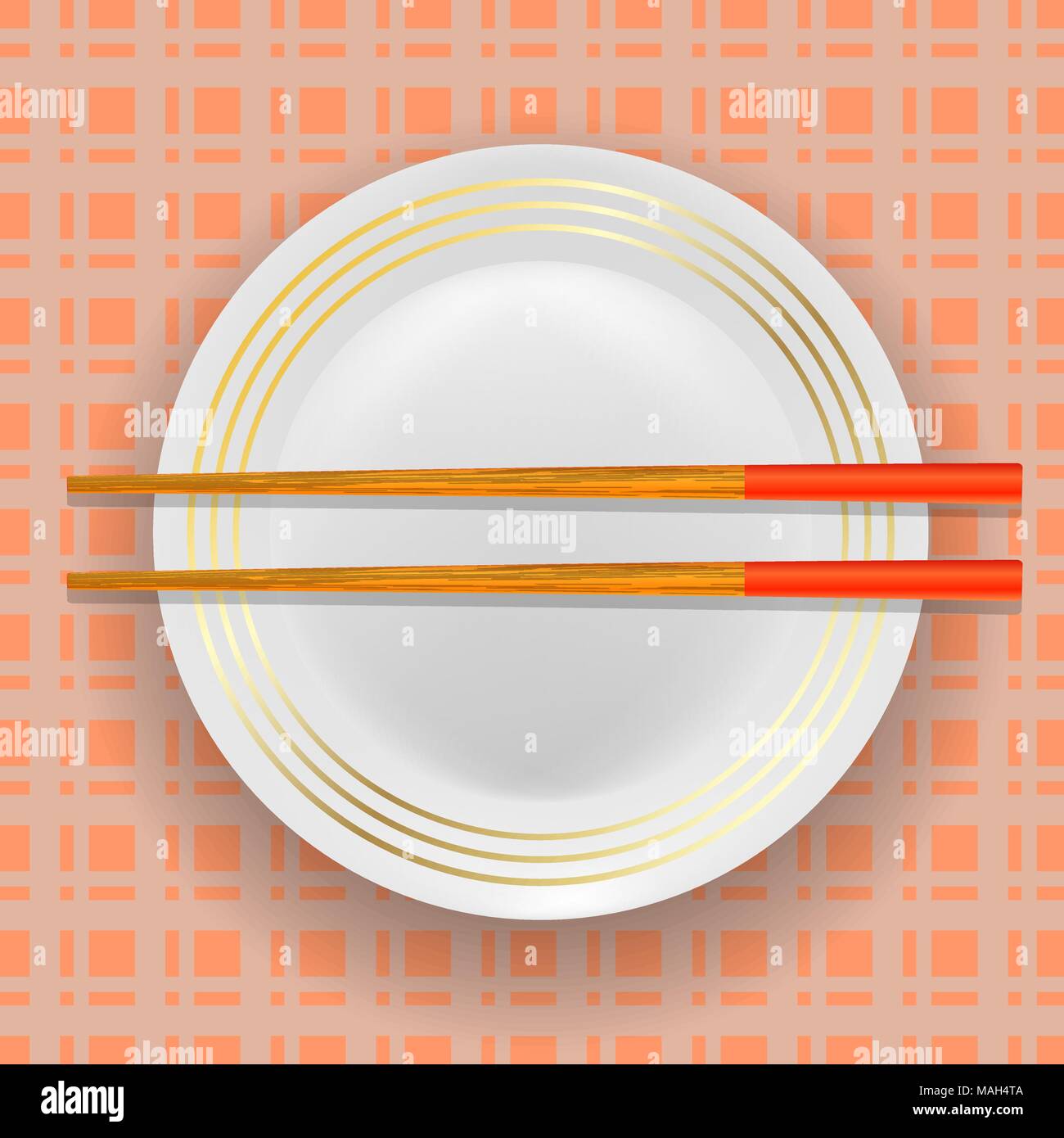 Table traditional food set Stock Vector Images - Alamy