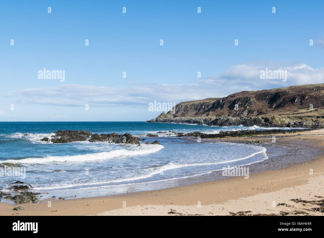 Remote Donegal Sandy Beach Stock Photo - Alamy