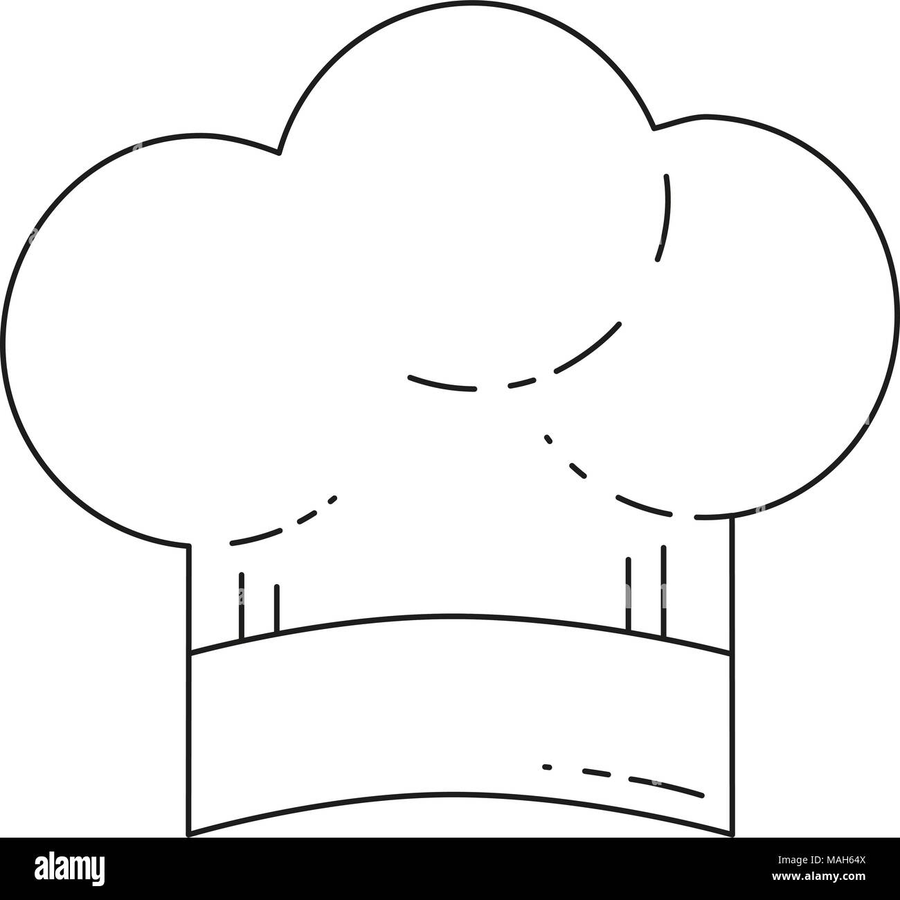 Chef Hat Clipart Black White