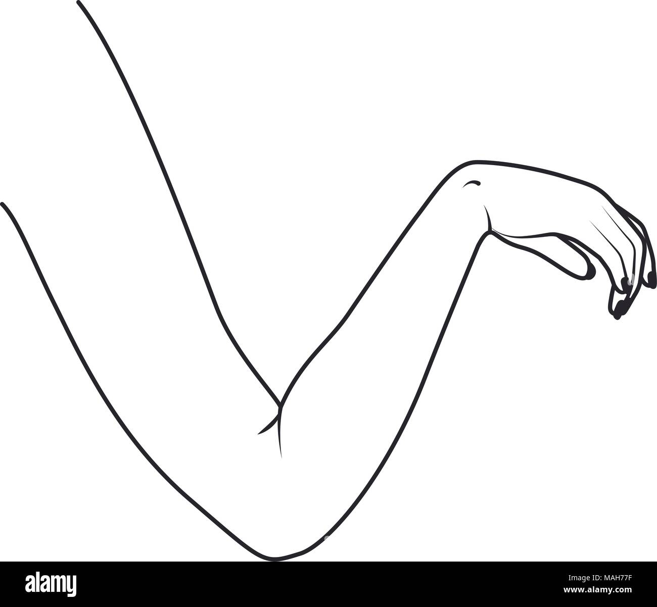 arm human relax icon Stock Vector Image & Art - Alamy