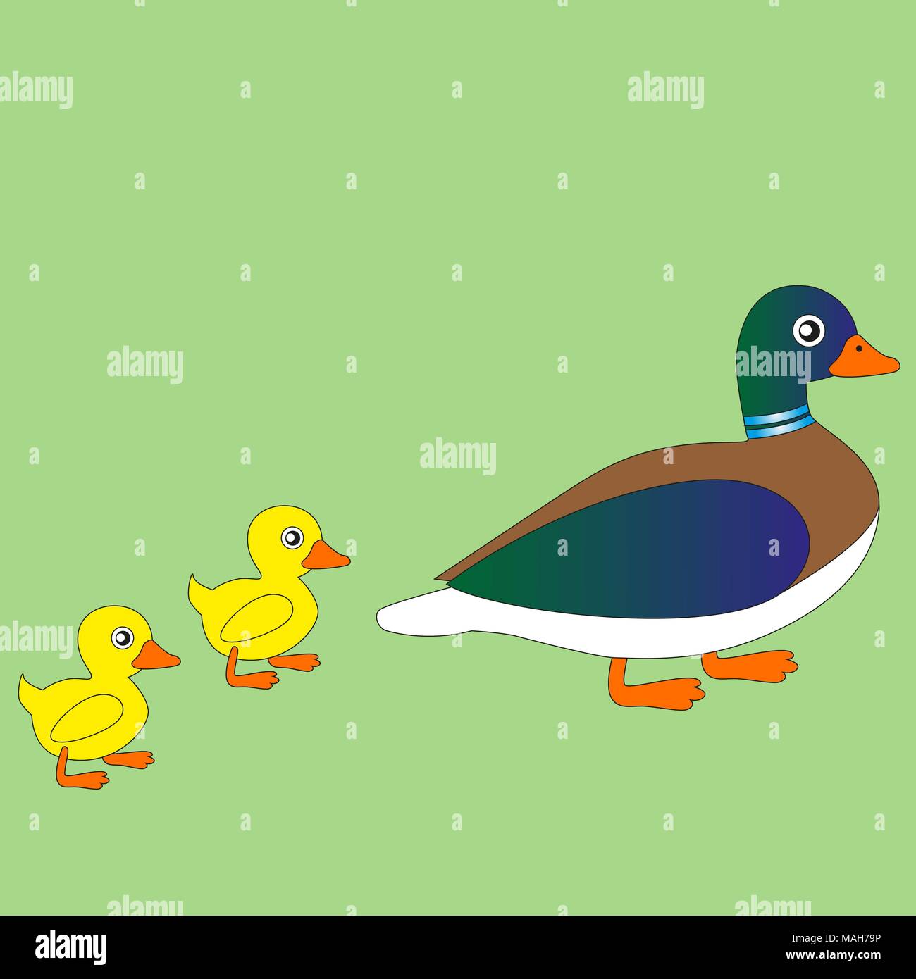 Cartoon duck hi-res stock photography and images - Alamy