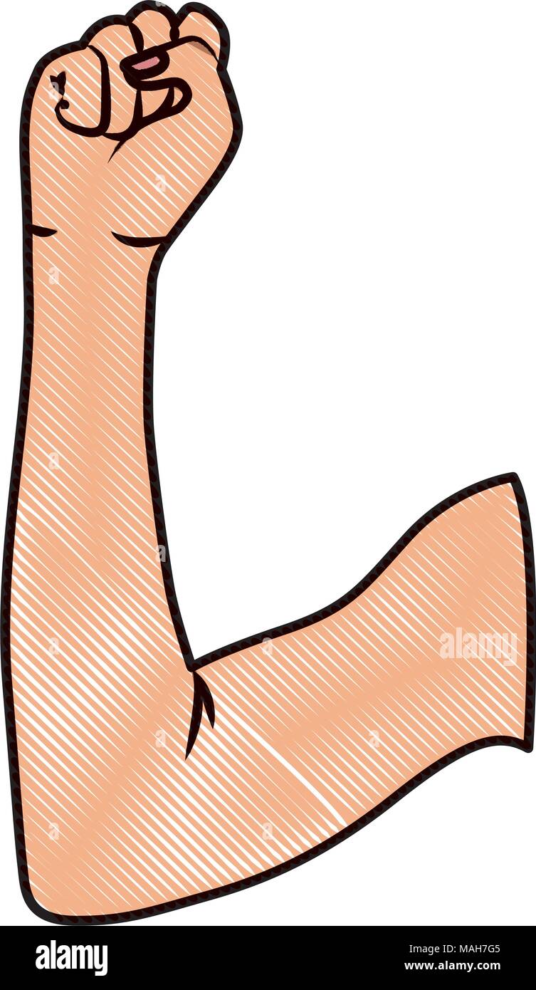 Strong Arm Outline High Resolution Stock Photography and Images - Alamy