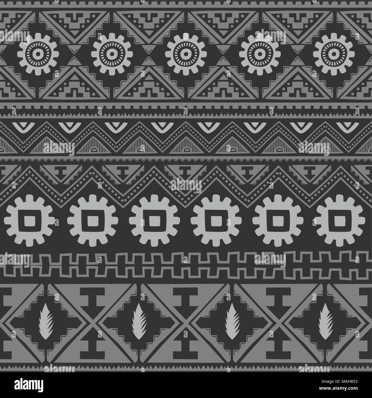 seamless native pattern background vector art illustration Stock Vector ...