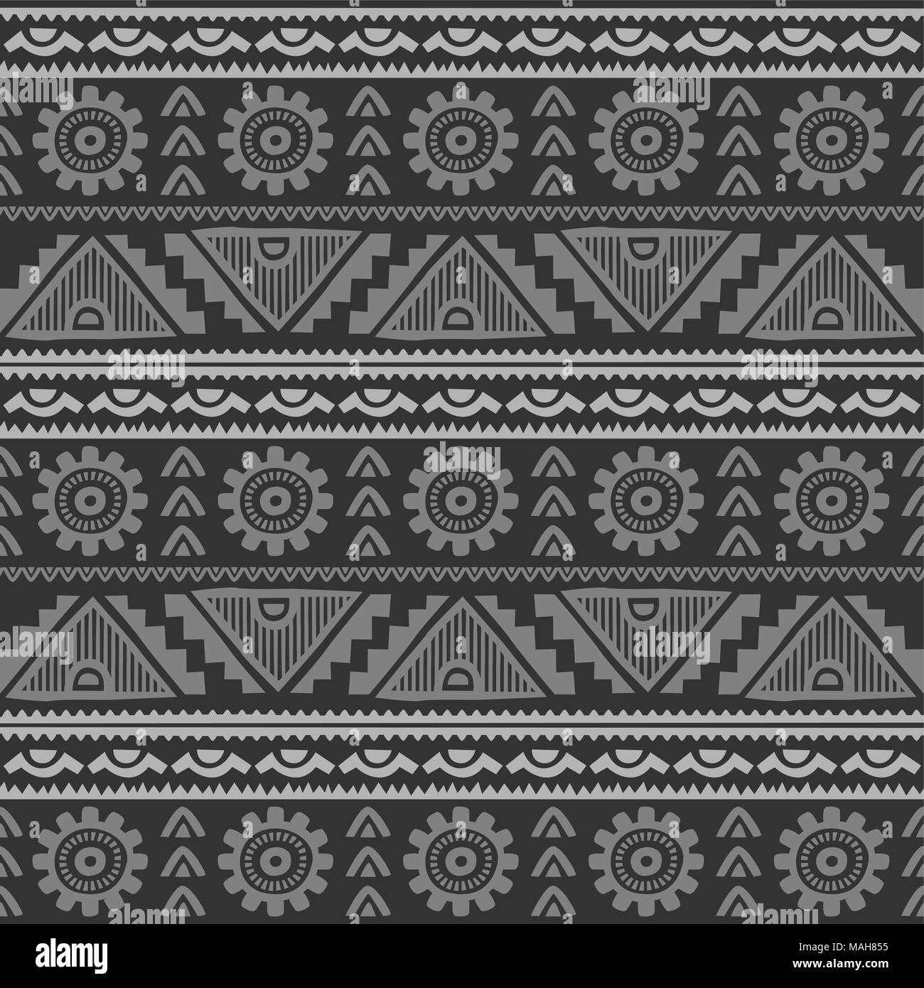 seamless native pattern background vector art illustration Stock Vector ...