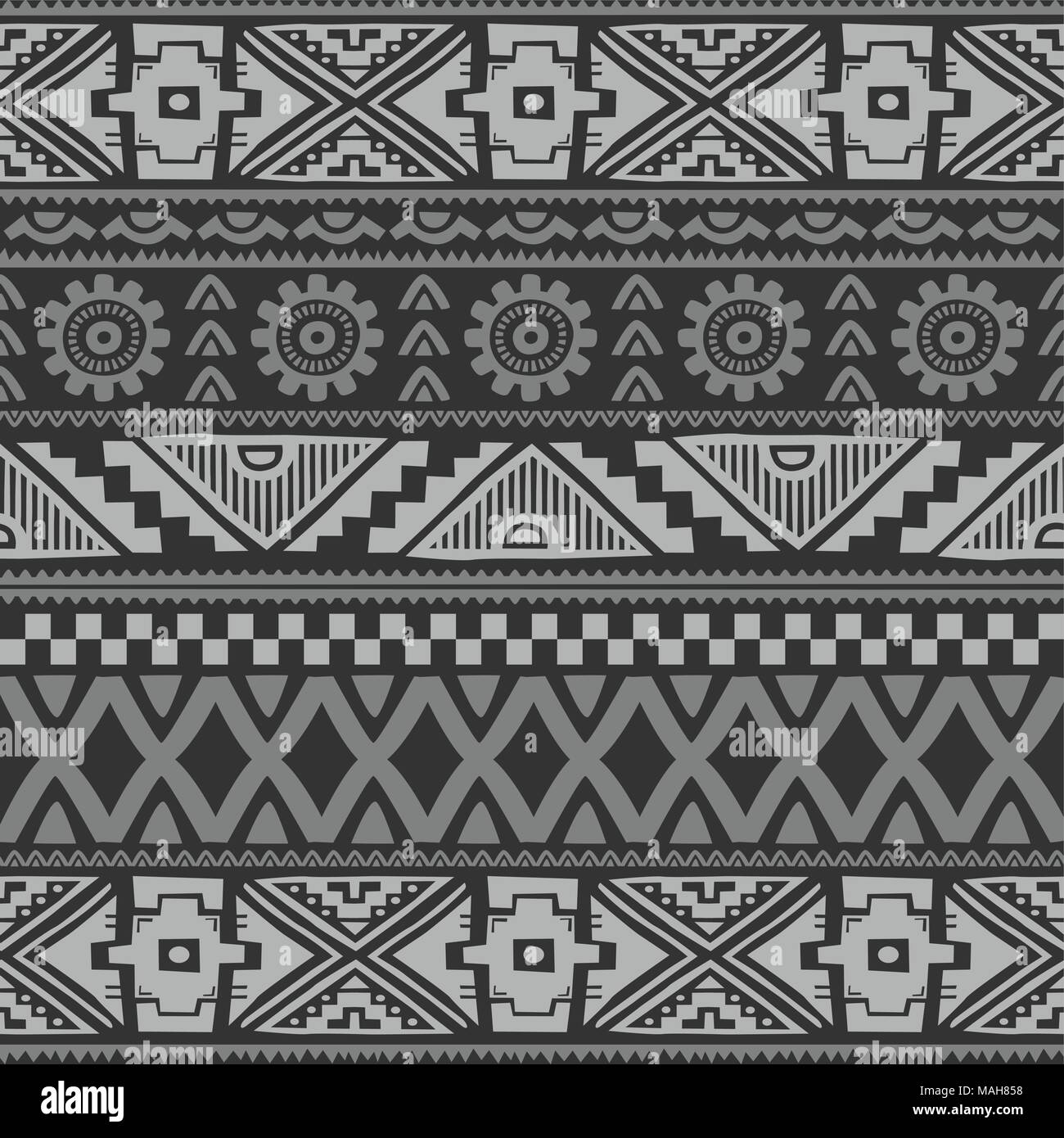 seamless native pattern background vector art illustration Stock Vector ...