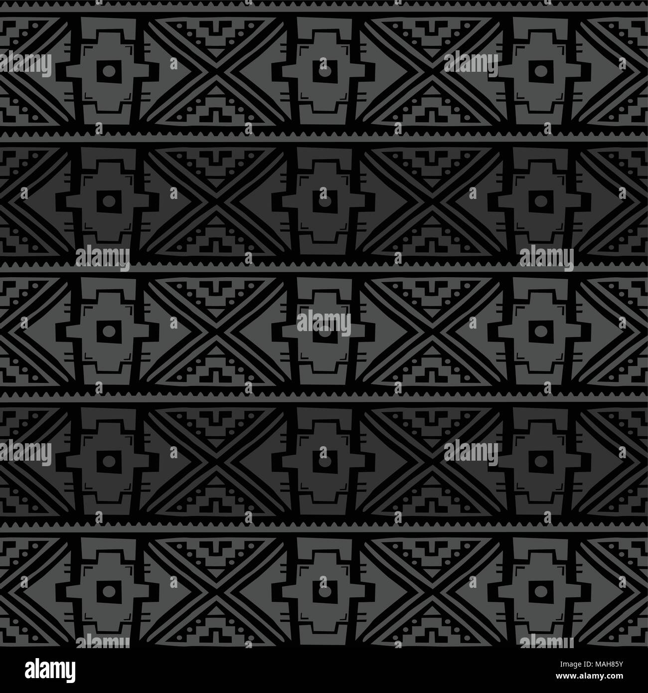 seamless native pattern background vector art illustration Stock Vector ...