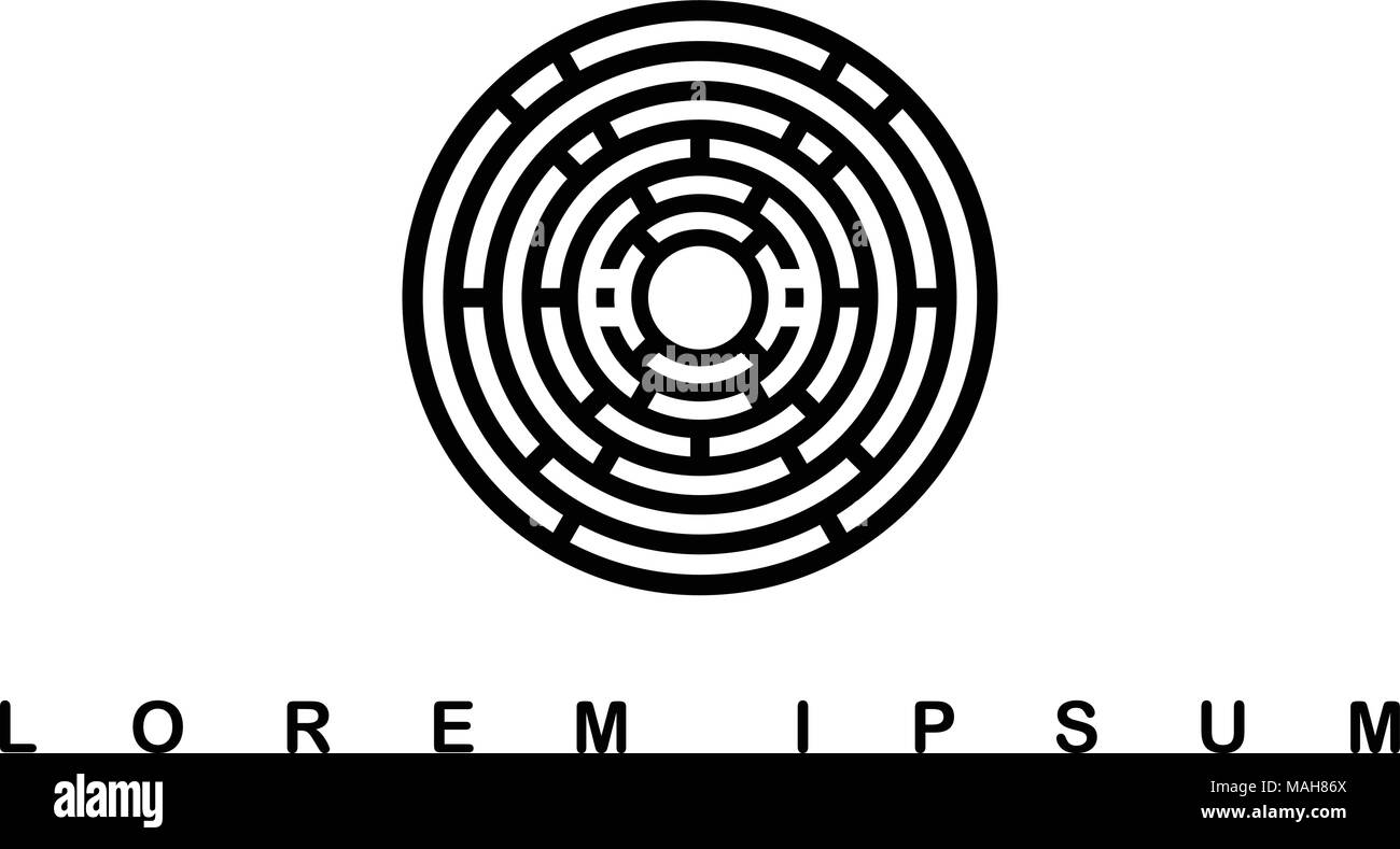 round circle native tribe sign symbol logo vector Stock Vector Image ...