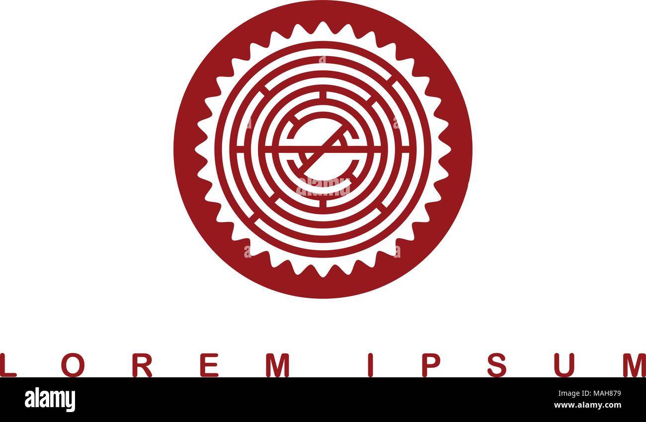 round circle native tribe sign symbol logo vector Stock Vector Image ...