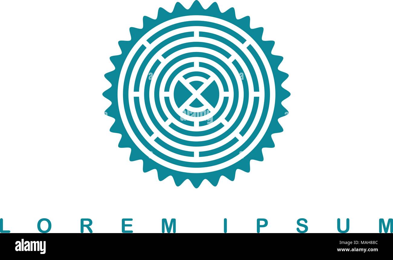 round circle native tribe sign symbol logo vector Stock Vector Image ...