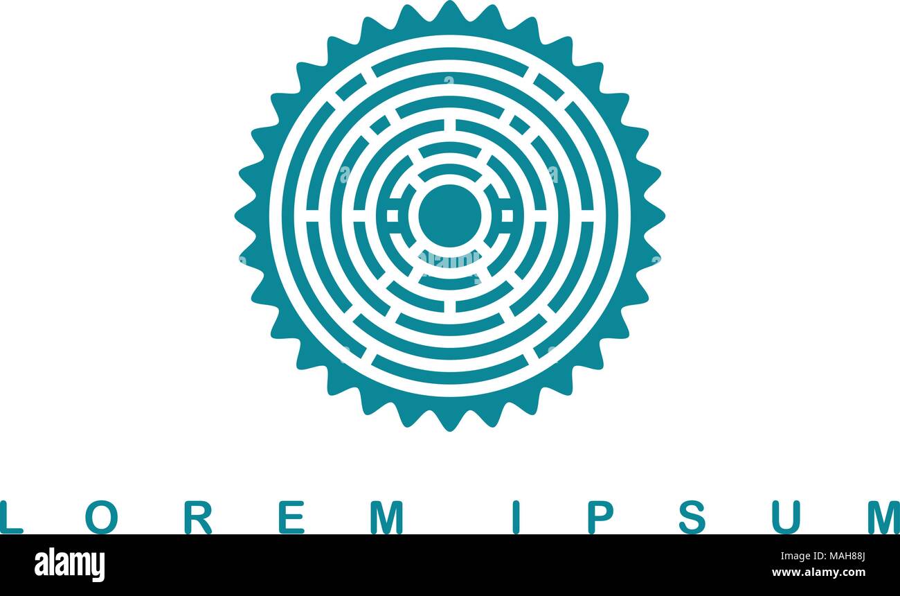 round circle native tribe sign symbol logo vector Stock Vector Image ...