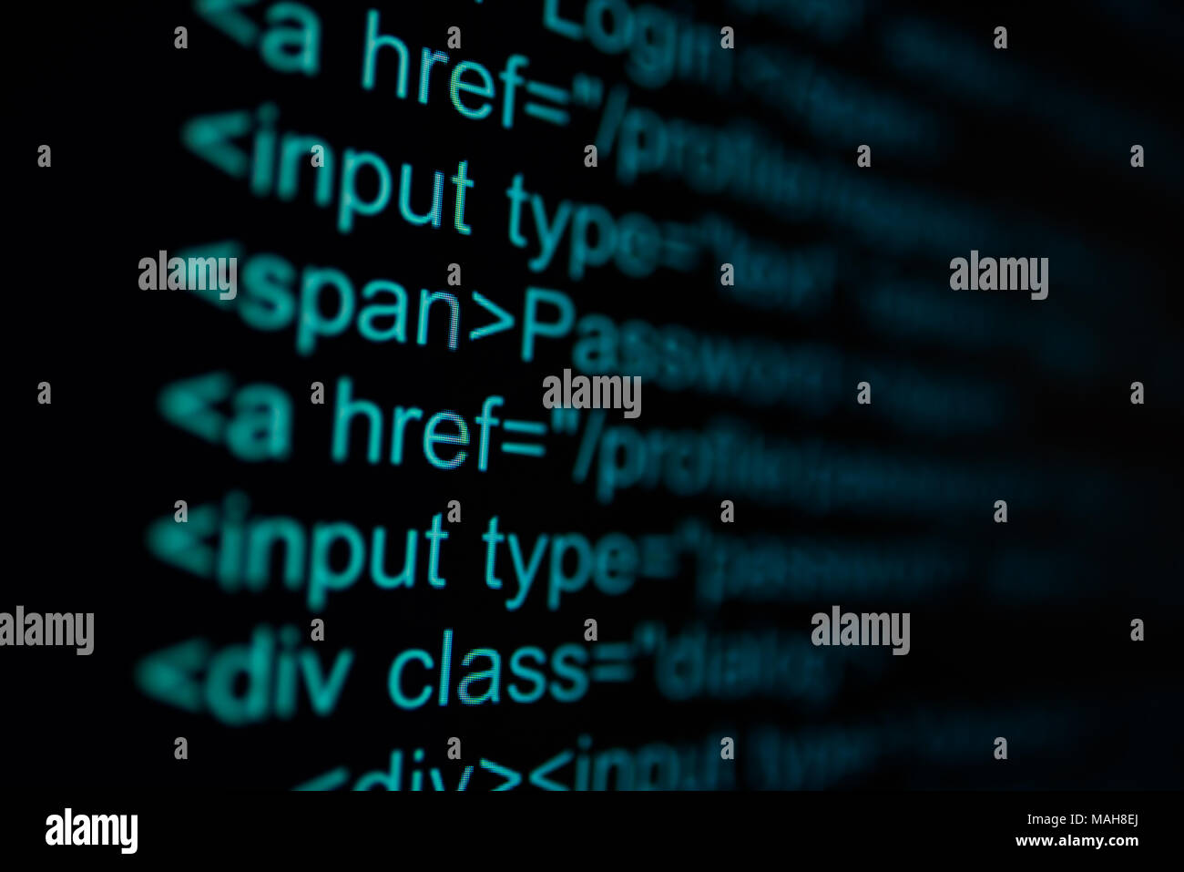 Programming code abstract technology background of software developer ...