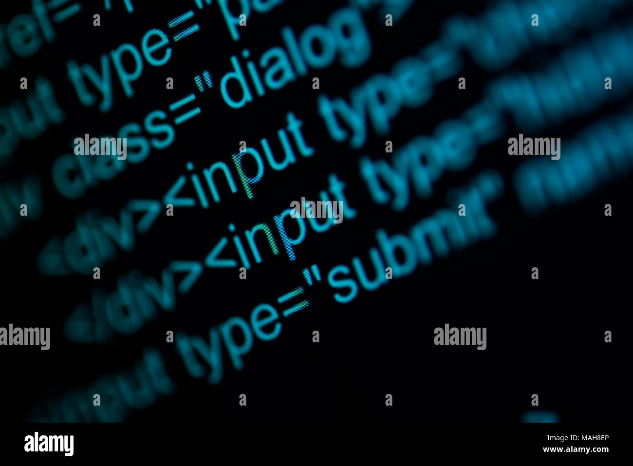 Programming code abstract technology background of software developer ...