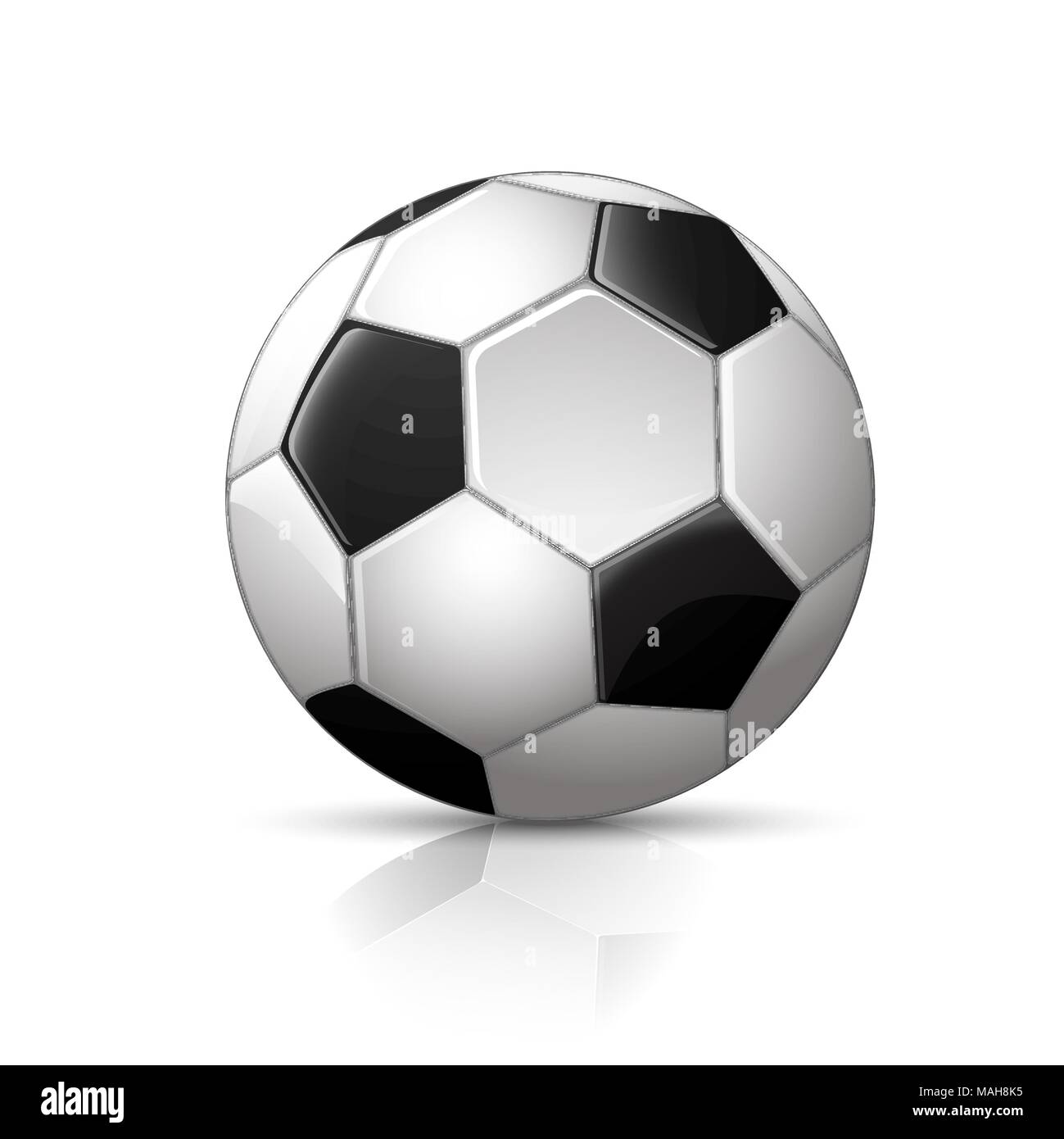 realistic soccer ball Stock Vector Image & Art - Alamy