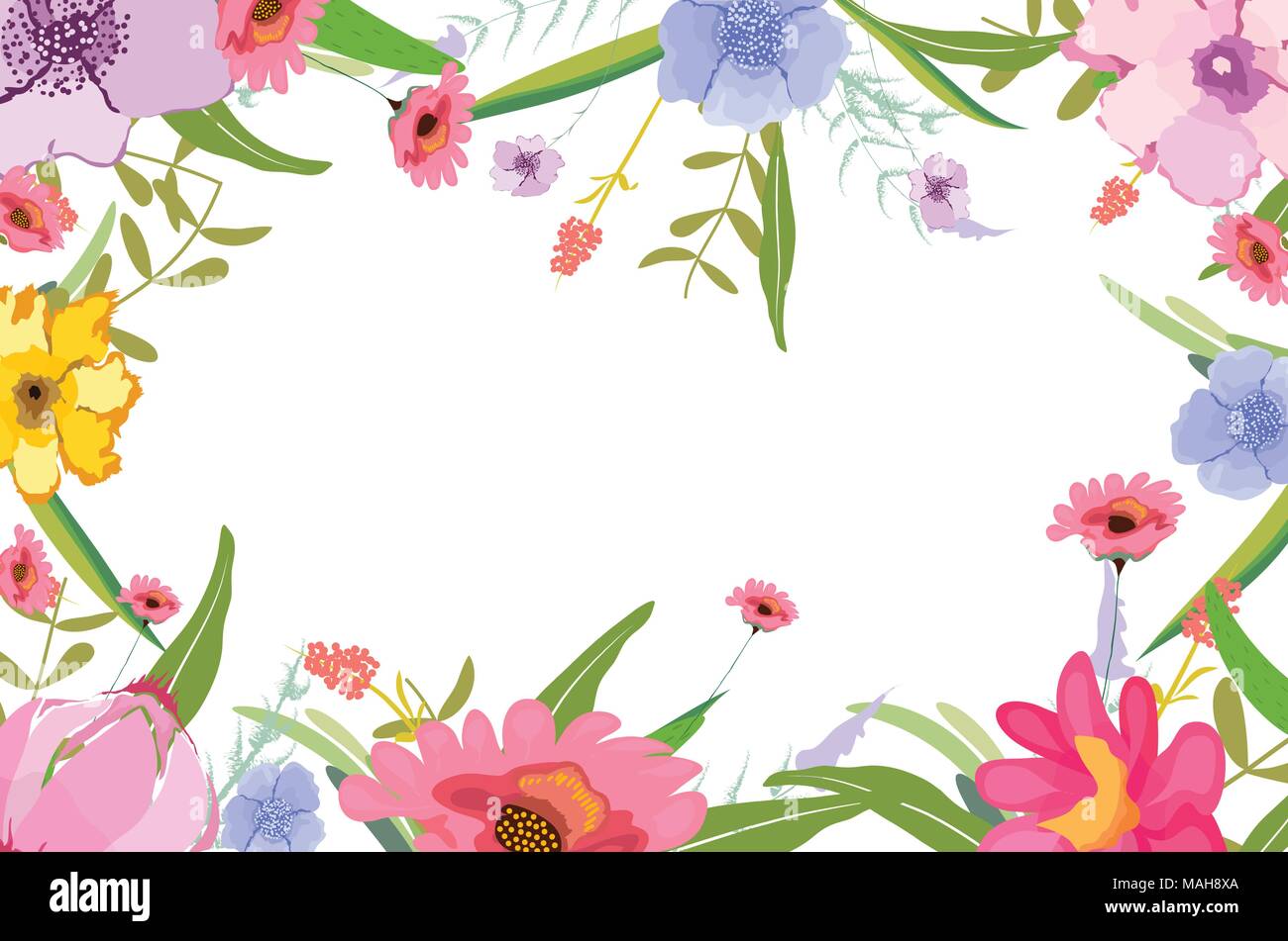 Candy flowers background design Stock Vector Image & Art - Alamy