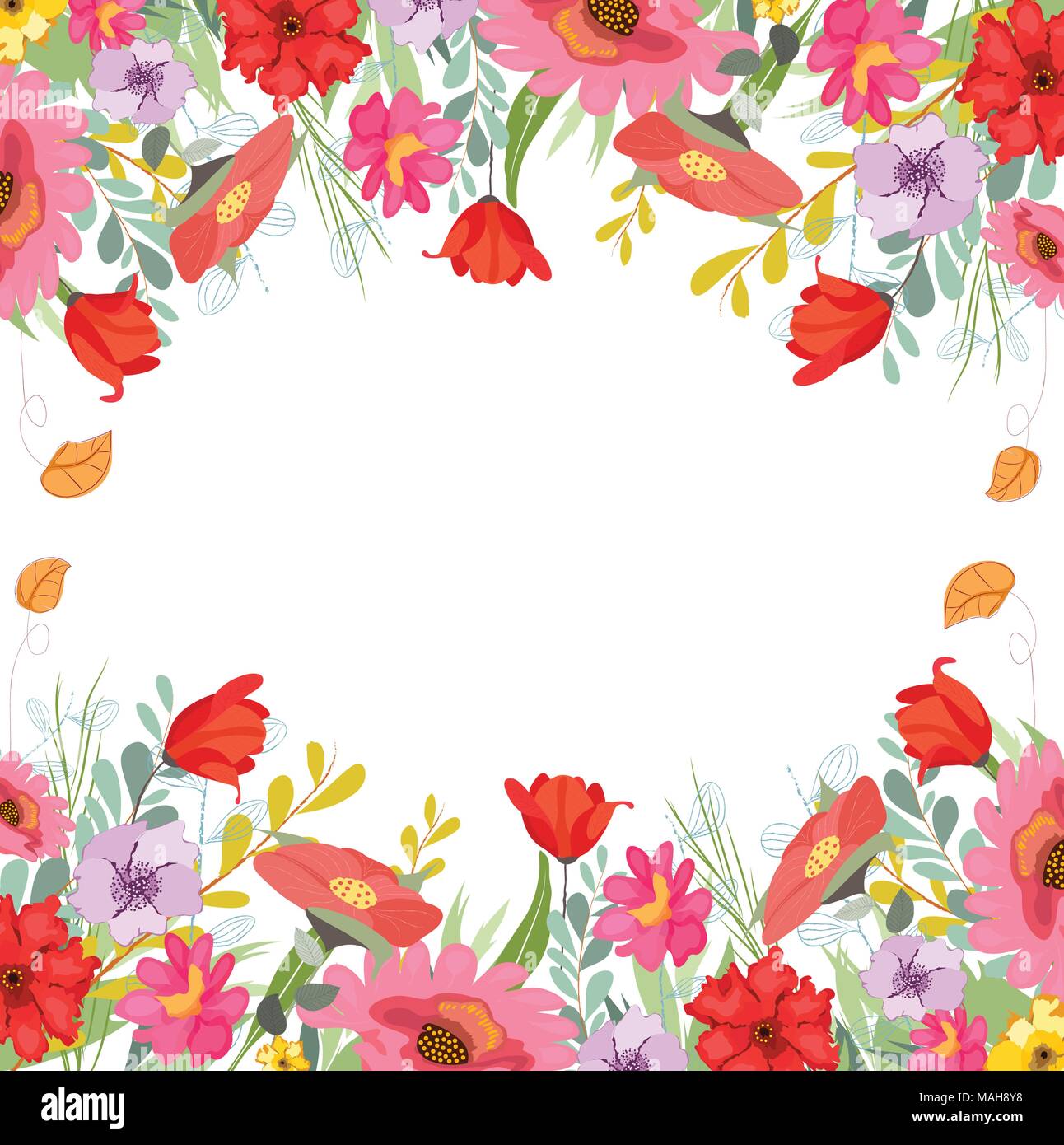 Pretty Flower Border