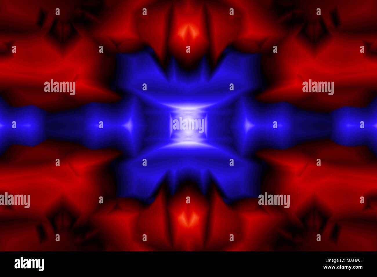 Abstract pattern in red and blue color Stock Photo - Alamy