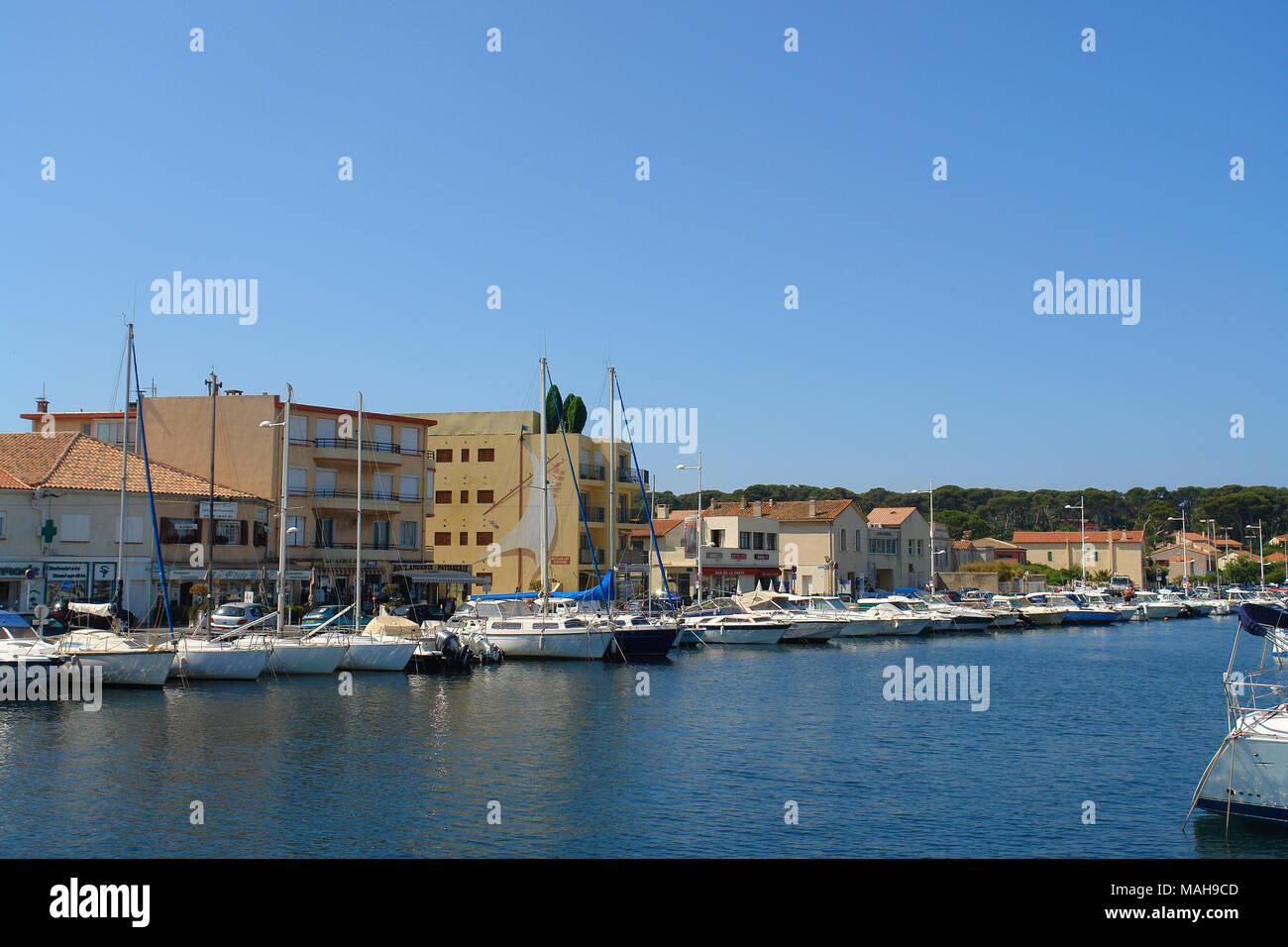 Port of Le Brusc Stock Photo - Alamy