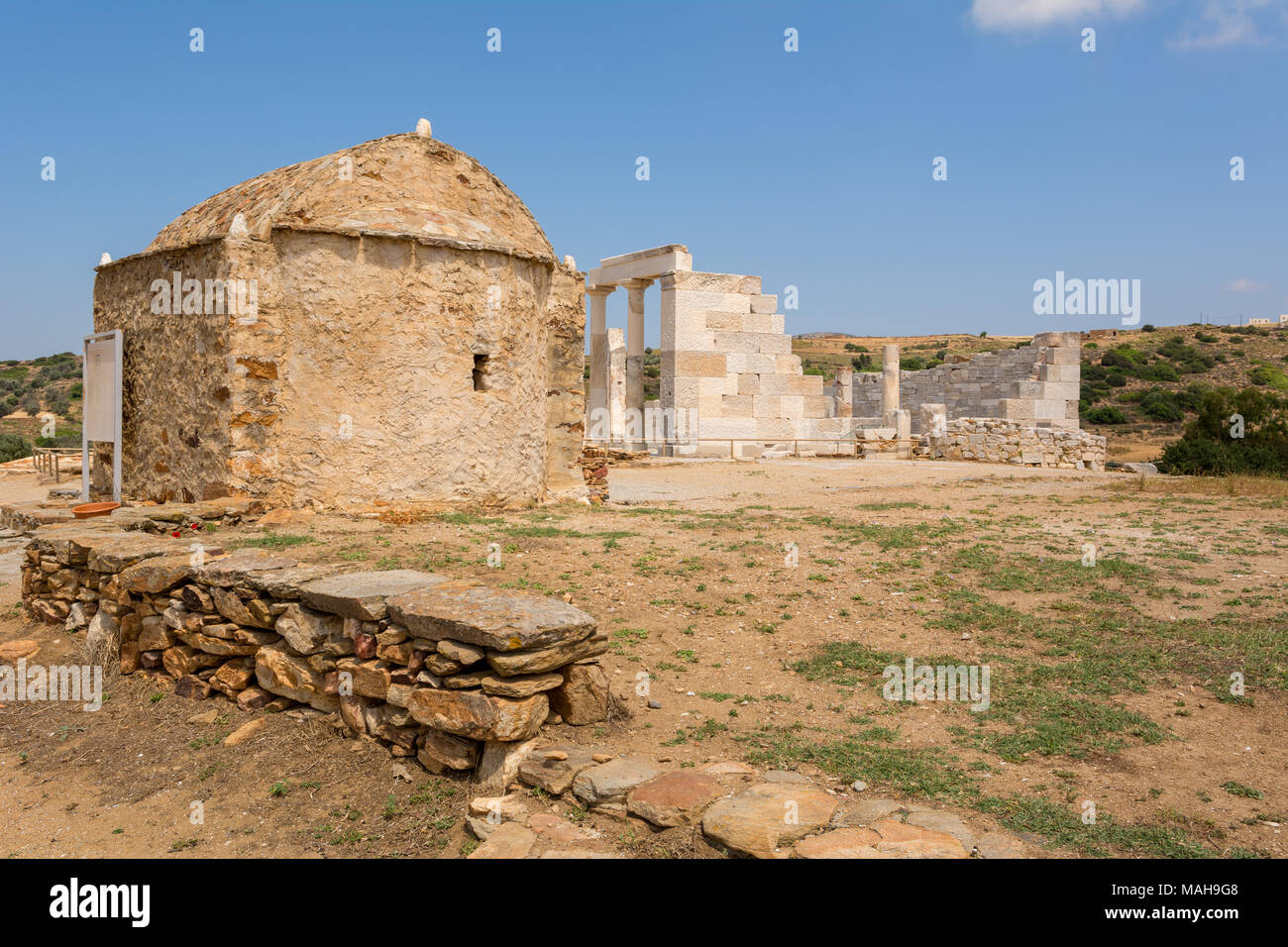 Temple of Demeter, the most remarkable buildings of ancient Naxos ...