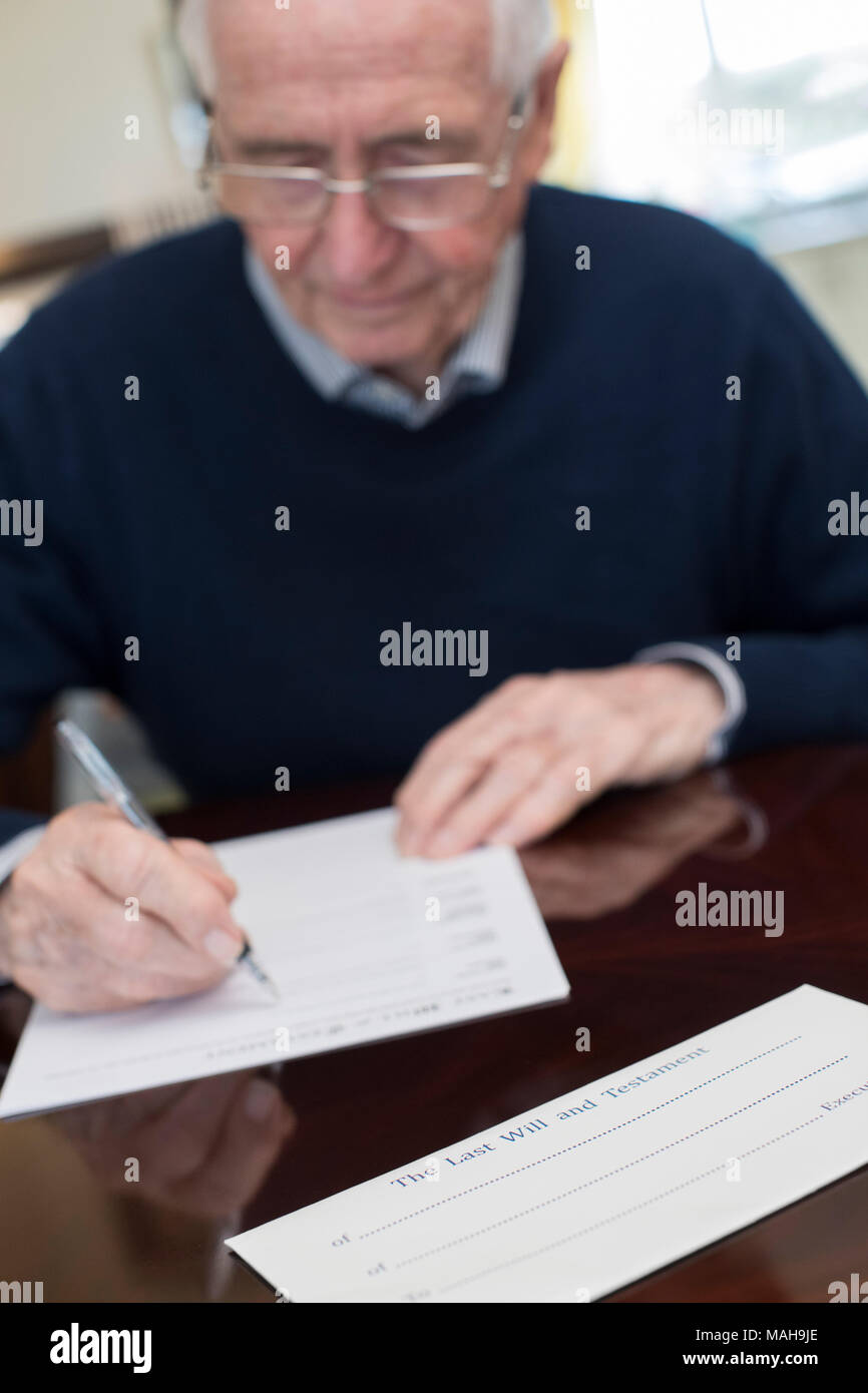Testament document hi-res stock photography and images - Alamy