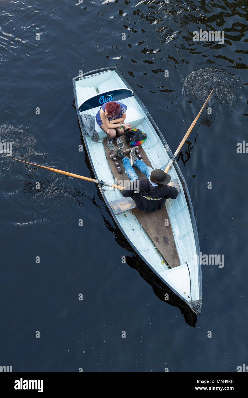 Rowing boat from above hi-res stock photography and images - Alamy