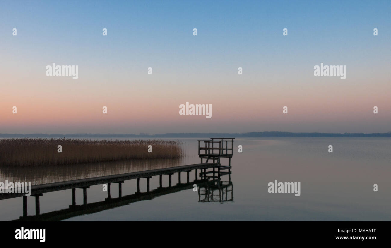 Panorama footbridge quiet scene hi-res stock photography and images - Alamy