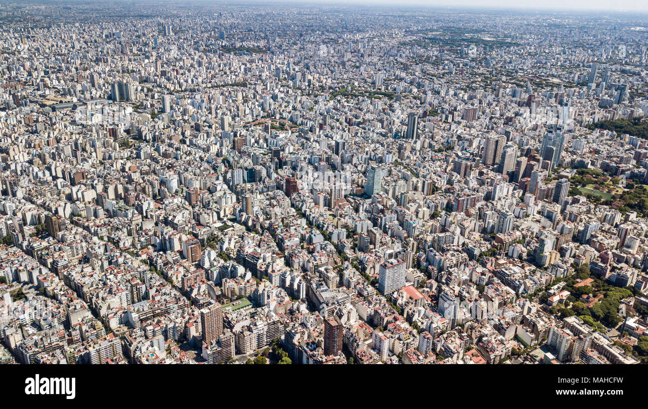 View over Buenos Aires, Argentina Stock Photo - Alamy