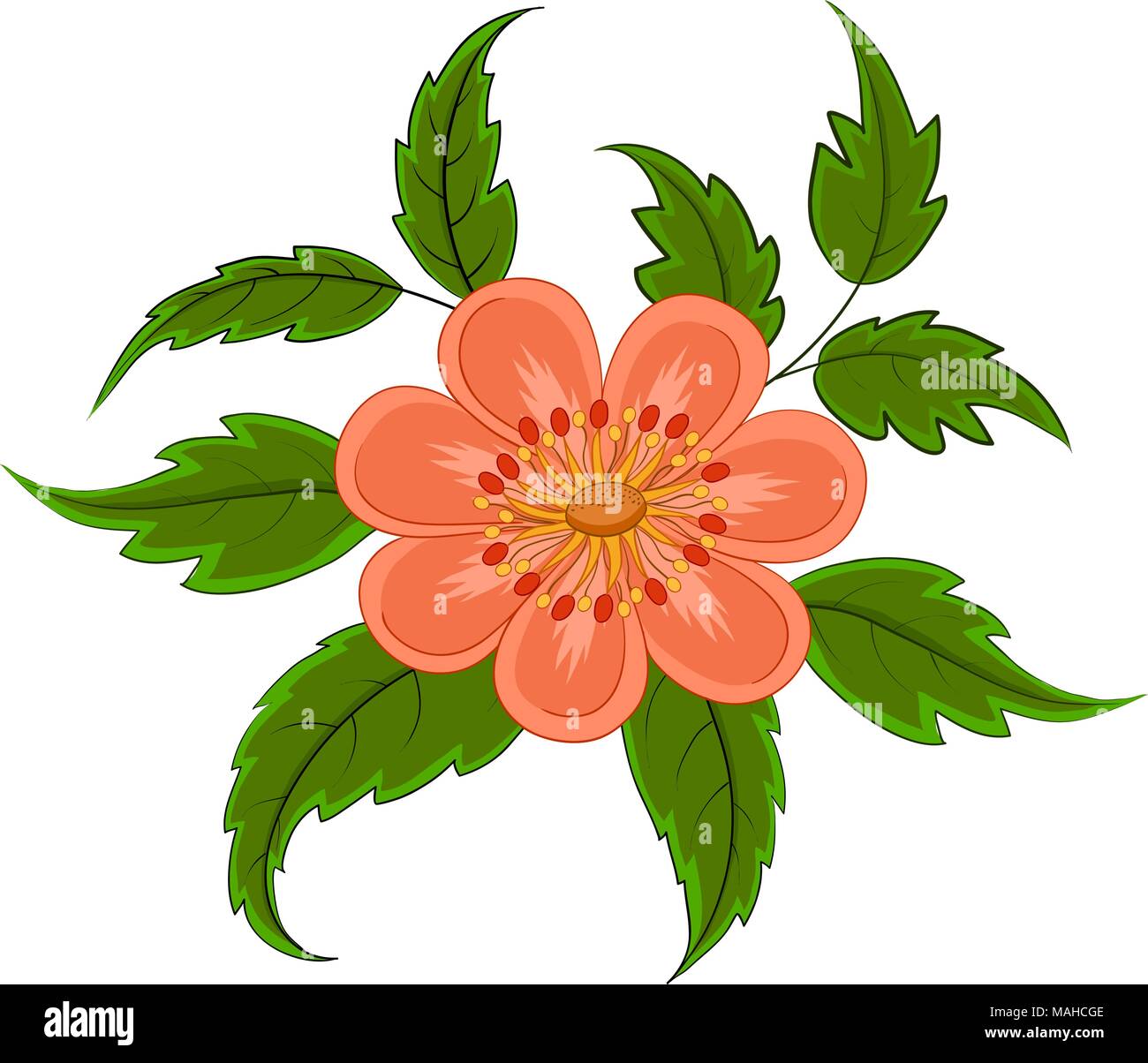 Flower Stock Vector Images - Alamy