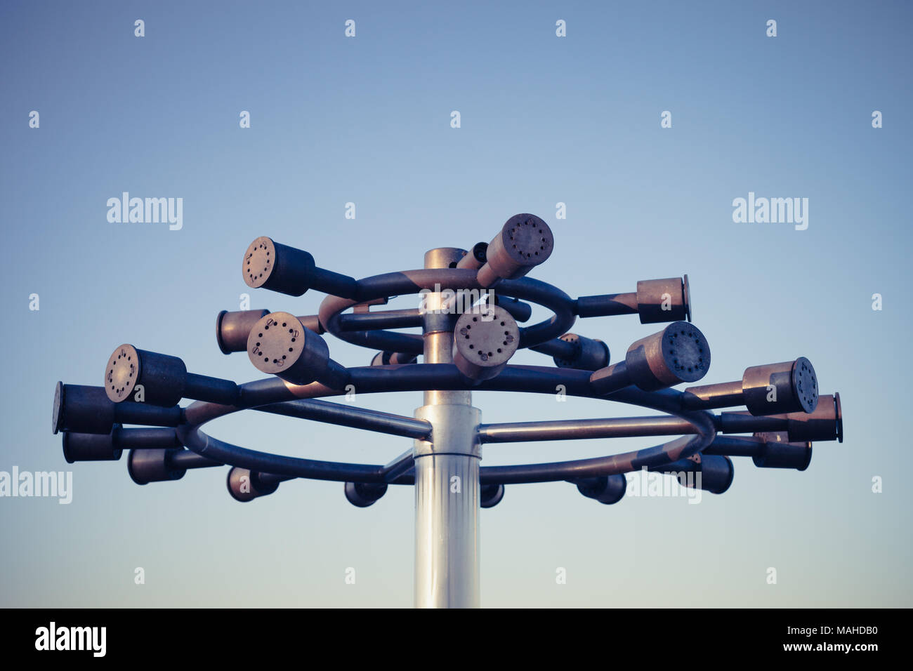 concert Line Array loudspeakers Stock Photo - Alamy