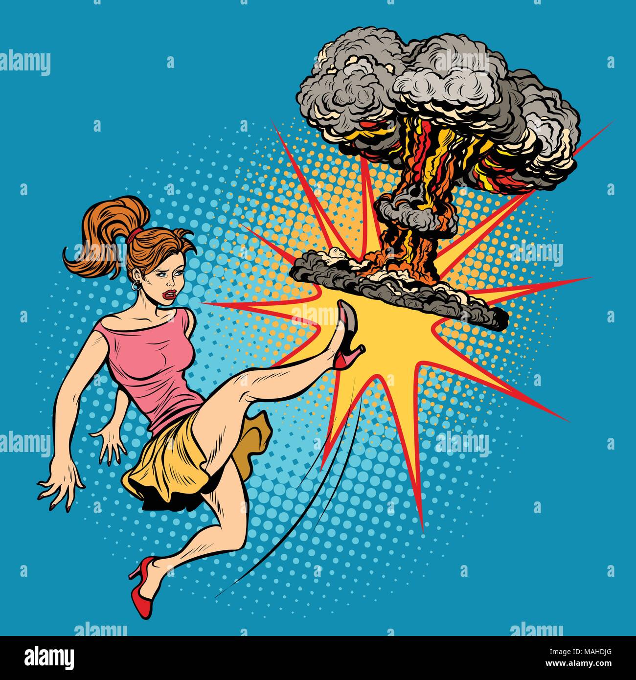 Woman pain leg not pregnant Stock Vector Images - Alamy