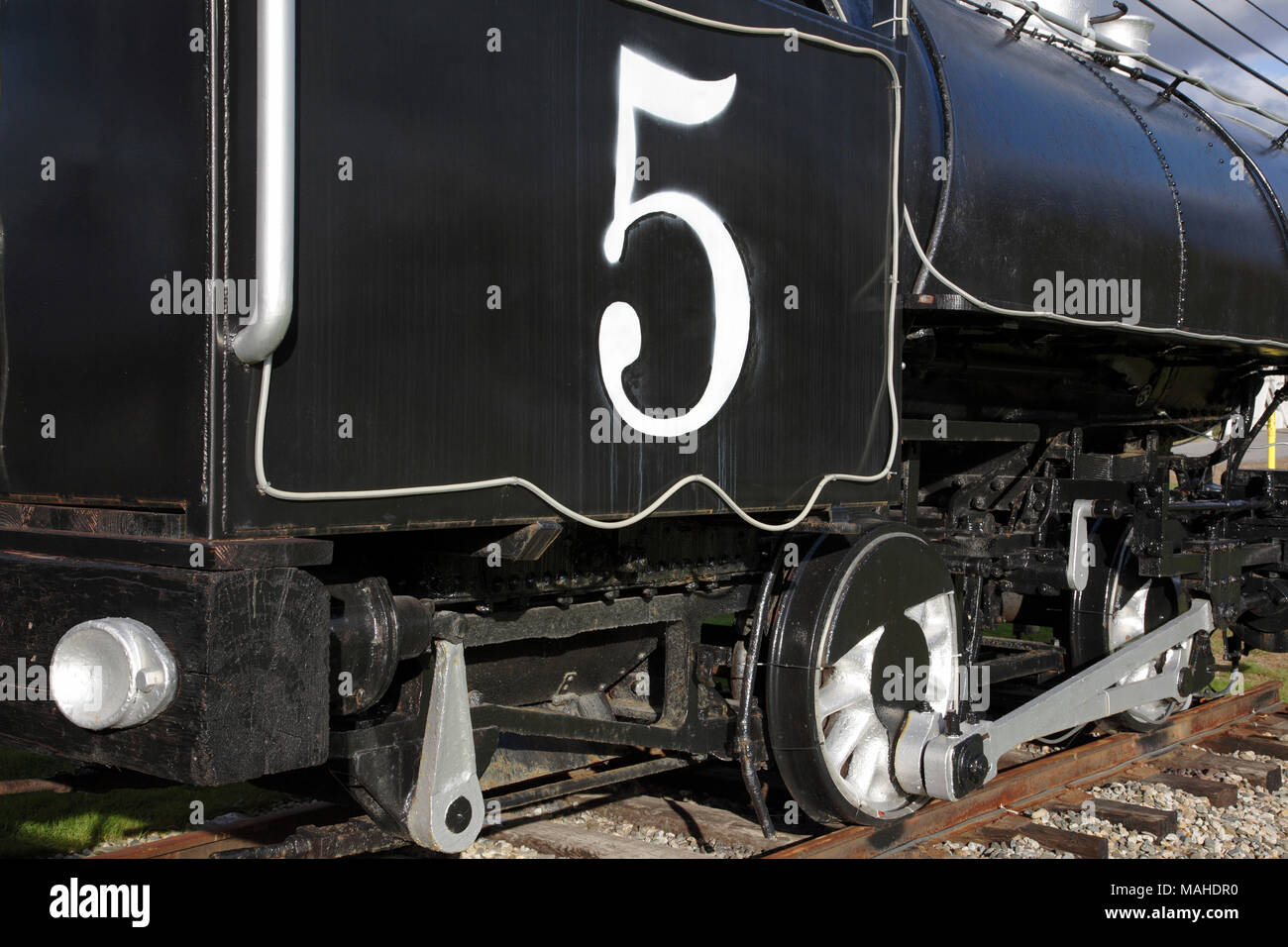 Groveton Papers Co. No. 5 Steam Locomotive in Groveton, New Hampshire ...