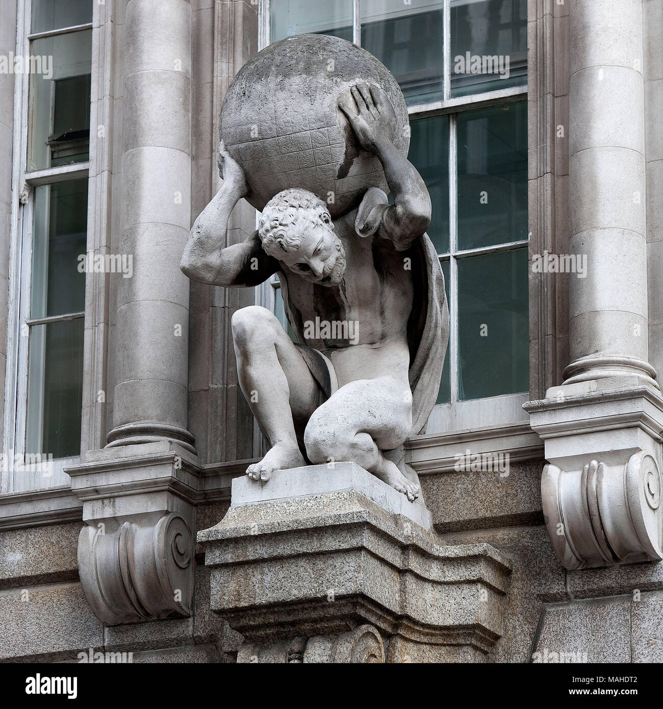 Atlas with Globe by Thomas Tyrrell (1857 - 1928) Atlas Insurance ...