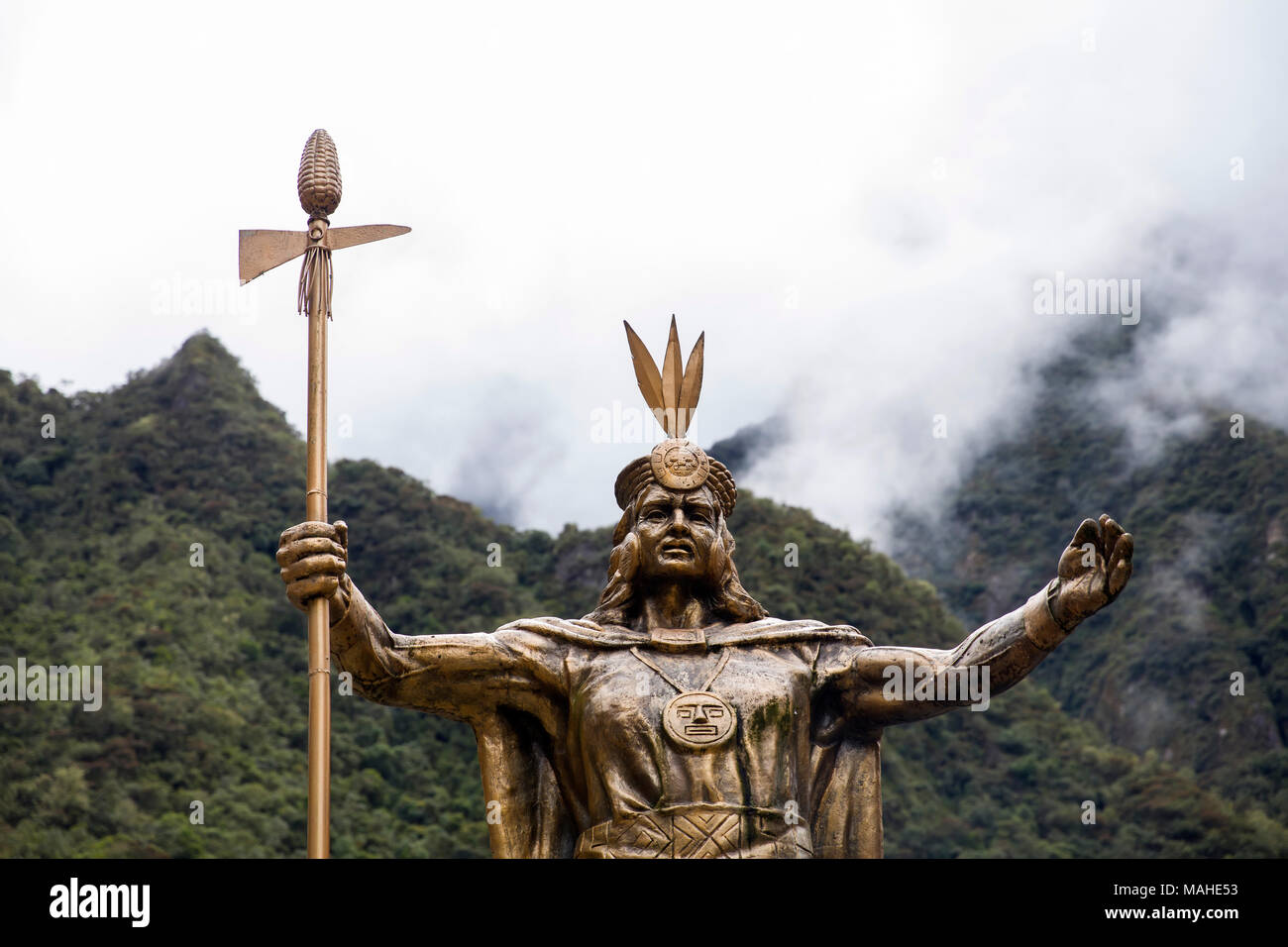 Pachacuti Inca Ruler Painting