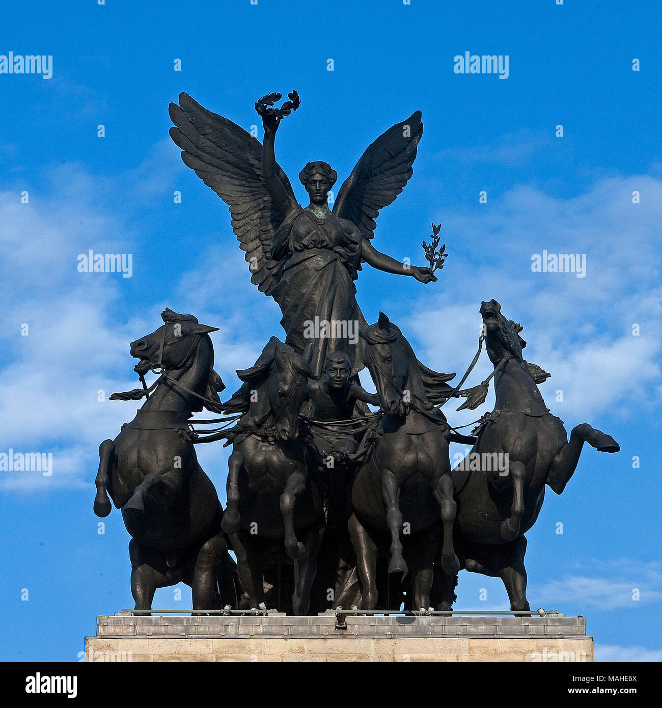 Quadriga by Adrian Jones (1845 - 1938) Quadriga was an ancient Roman ...