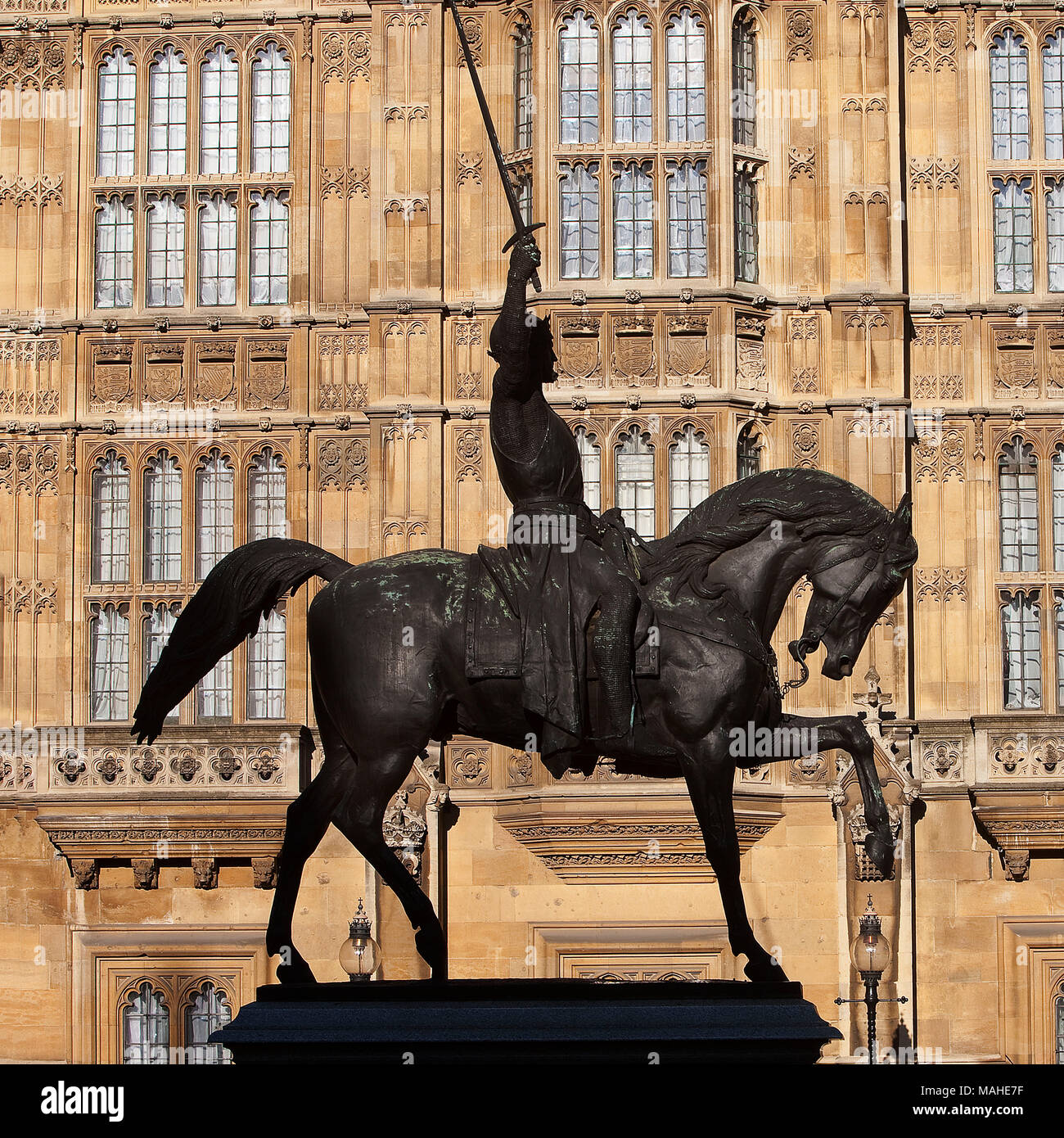 Richard Lionheart Statue High Resolution Stock Photography and Images ...