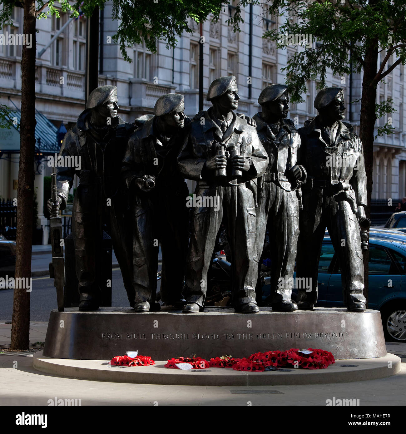 Royal Tank Regiment by Vivien Mallock (1945 - ) The crew of the Second ...