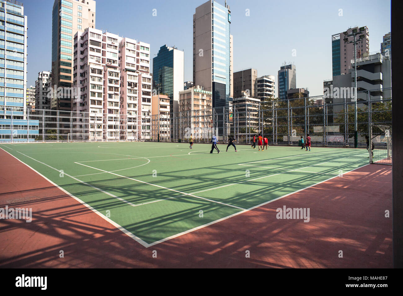 Hong Kong sports Ground Stock Photo - Alamy