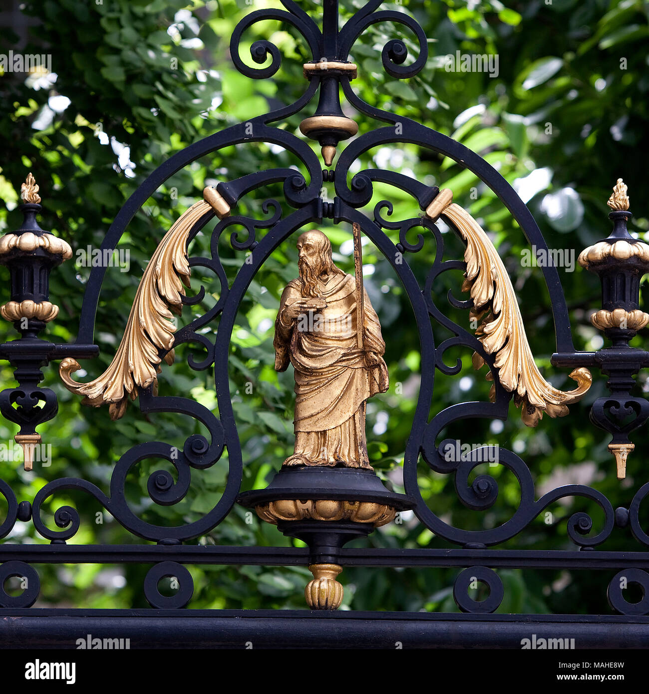 St. Andrew Holborn gate decoration There has been a church on the site ...