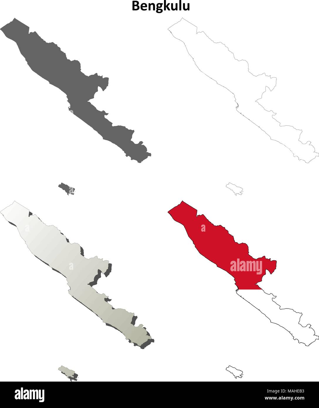 Sumatra map Stock Vector Images - Alamy