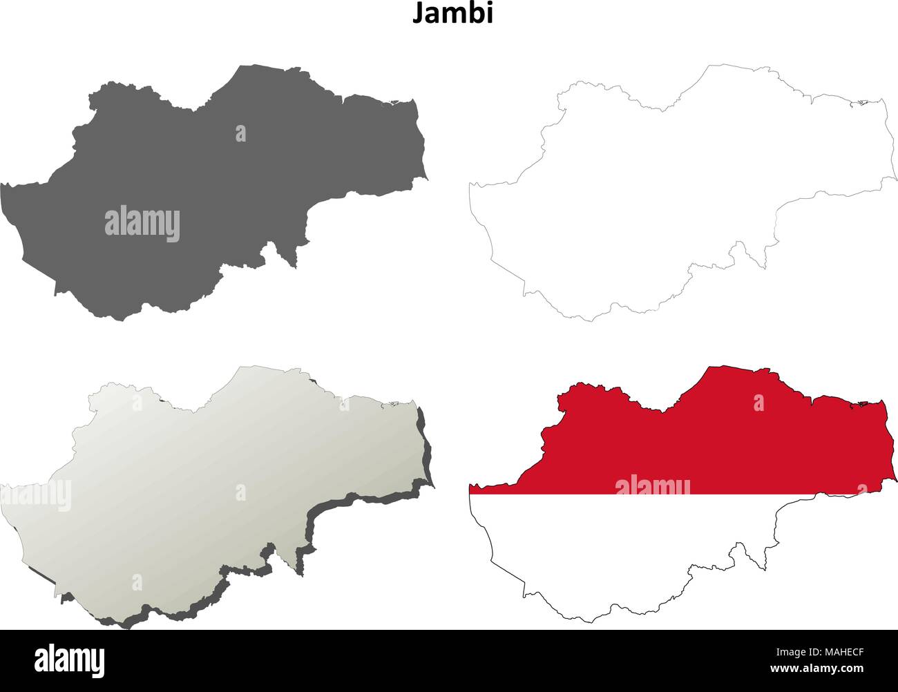 Blank jambi map hi-res stock photography and images - Alamy