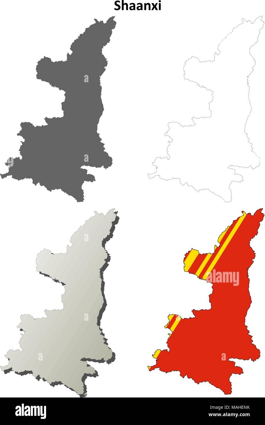 Shensi map hi-res stock photography and images - Alamy