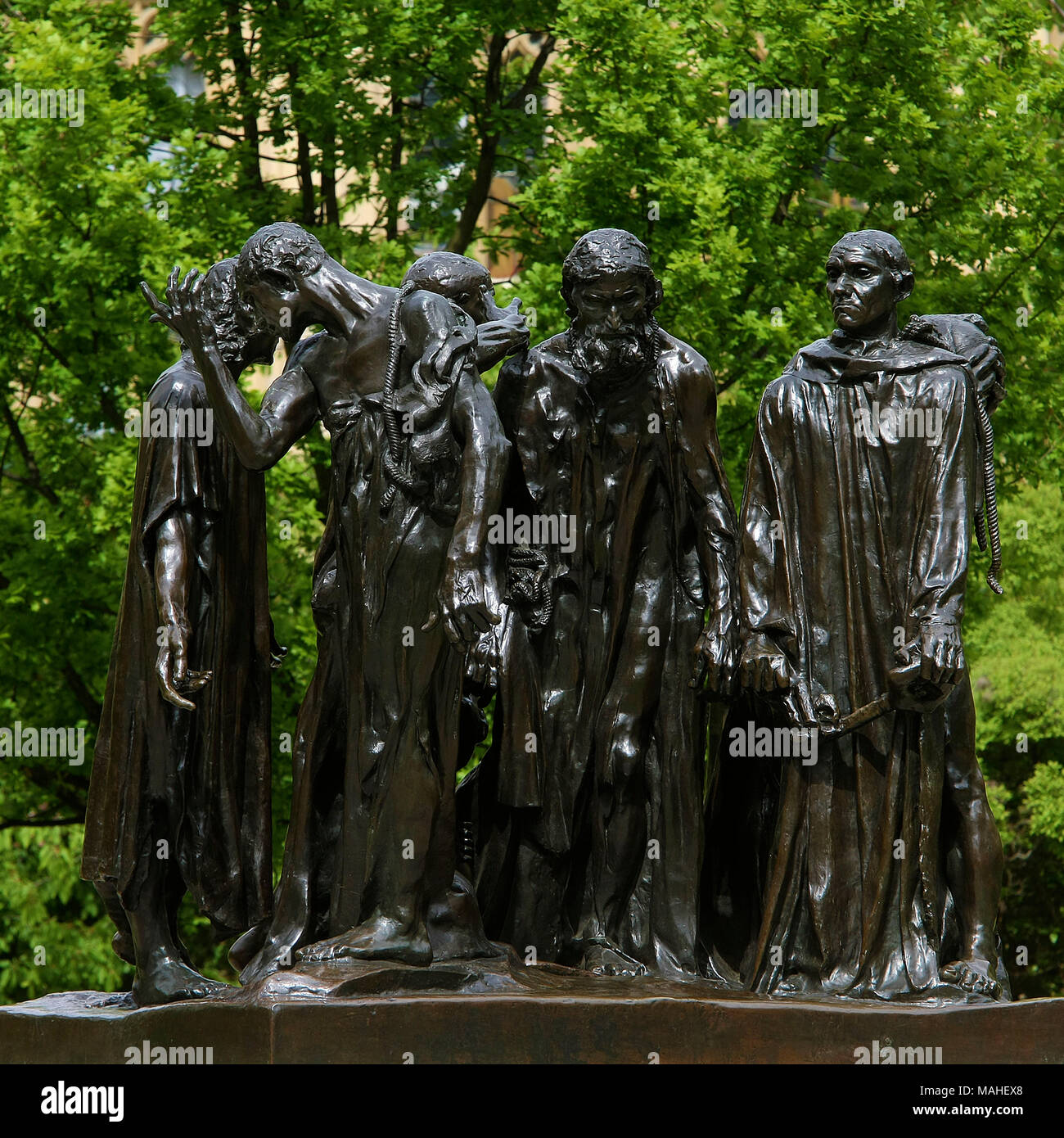 Burghers of Calais by Auguste Rodin (1840 - 1917) This statue by one of ...