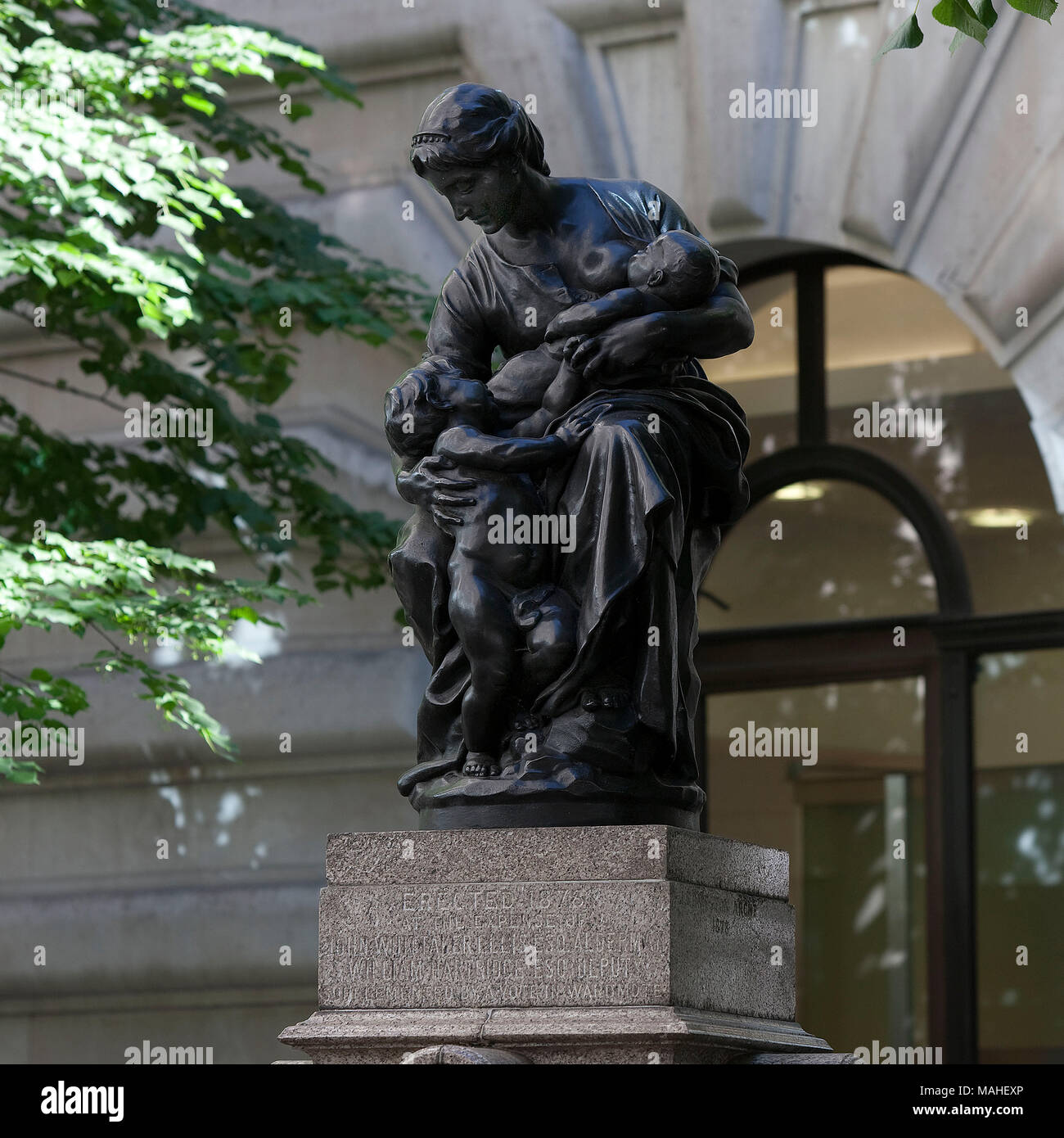 Charity Fountain (' La Maternite') by Aimé-Jules Dalou ( 1838 - 1902 ...