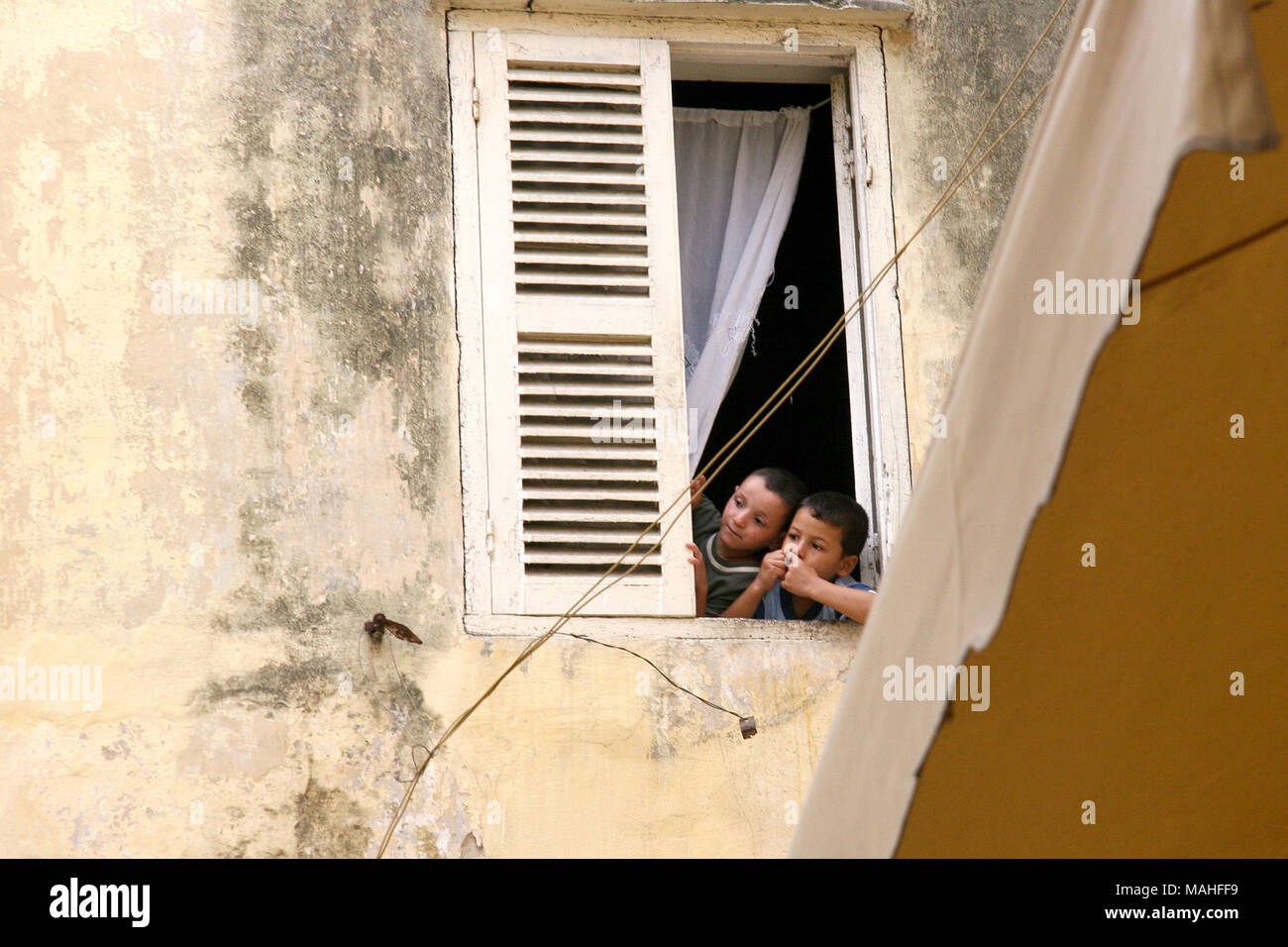 Jumping out of window hi-res stock photography and images - Alamy