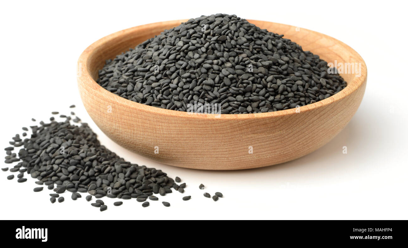 Dried sesame on the plate hi-res stock photography and images - Alamy