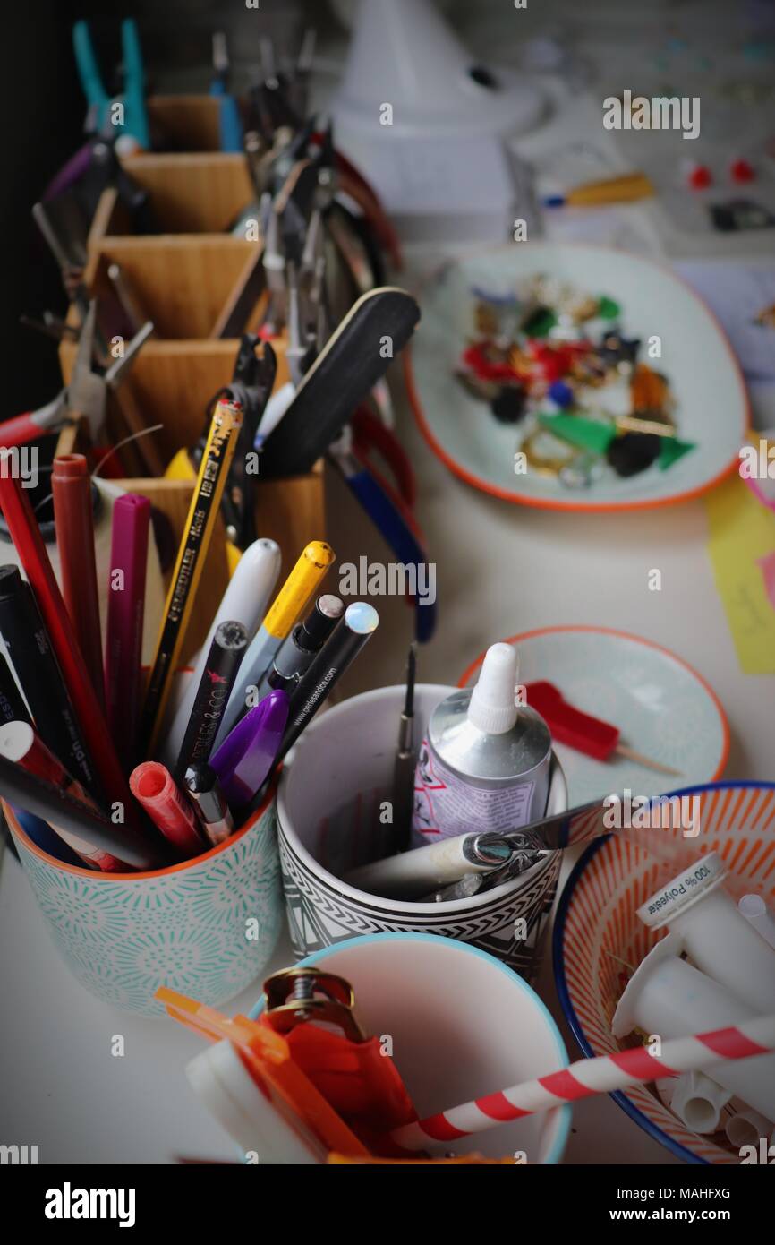 A Selection of Tools Used In Jewellery Making Stock Photo - Alamy