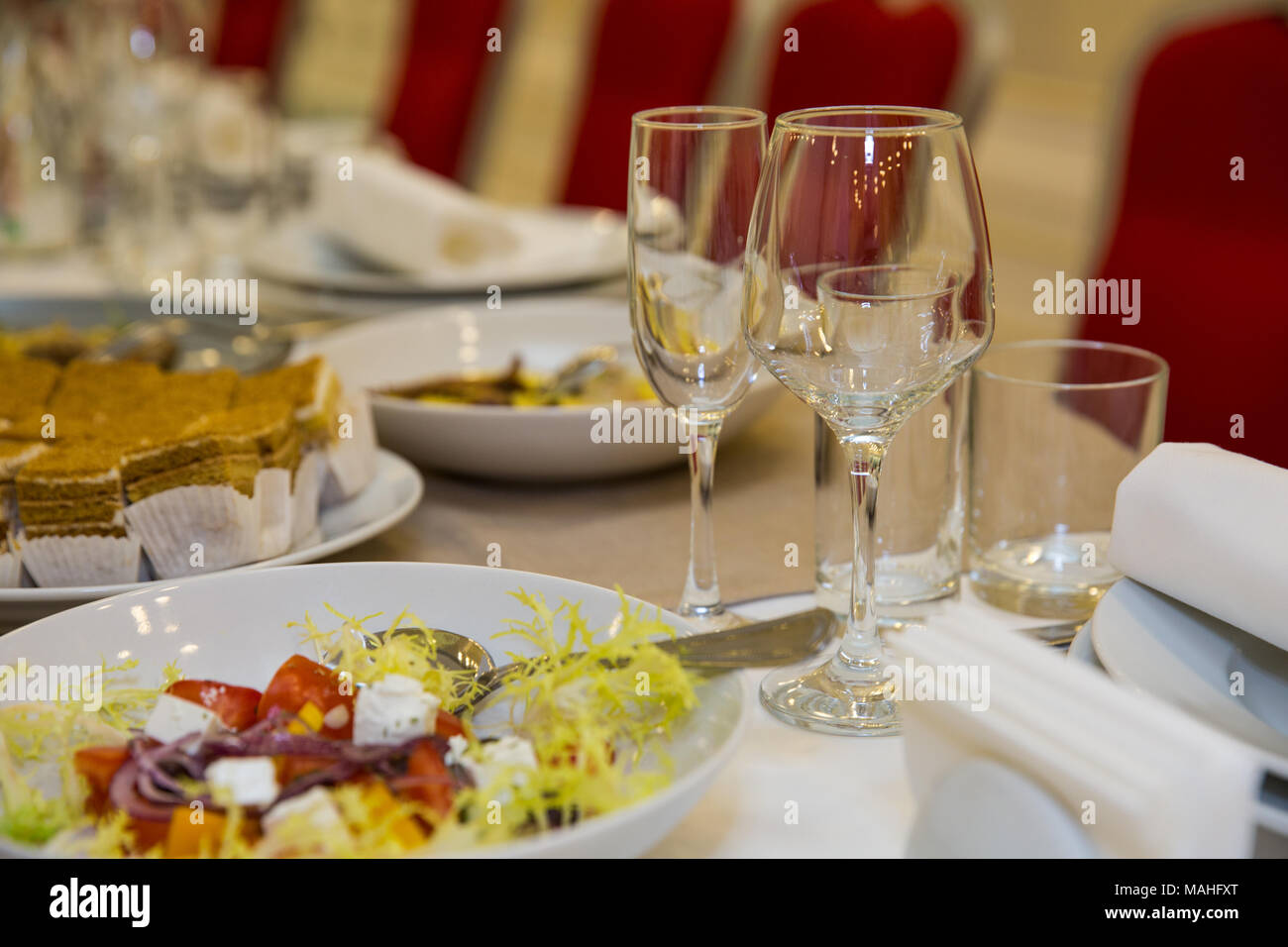 Decorated fish on banquet hi-res stock photography and images - Alamy