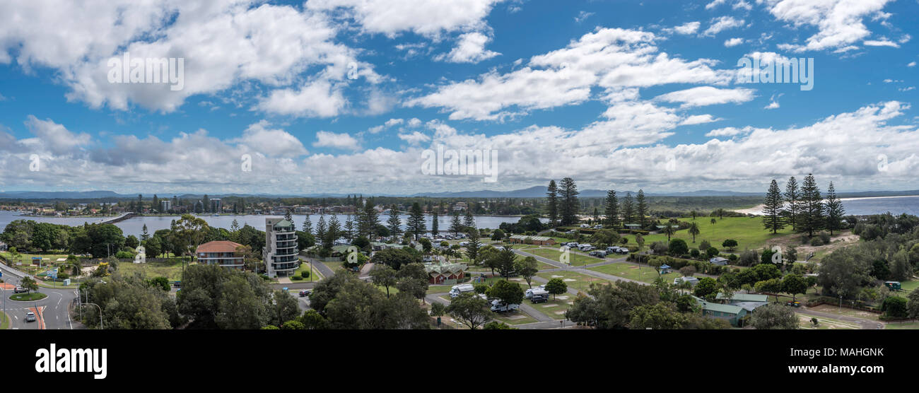 Forster-Tuncurry bridge that stretches between the two towns of the ...