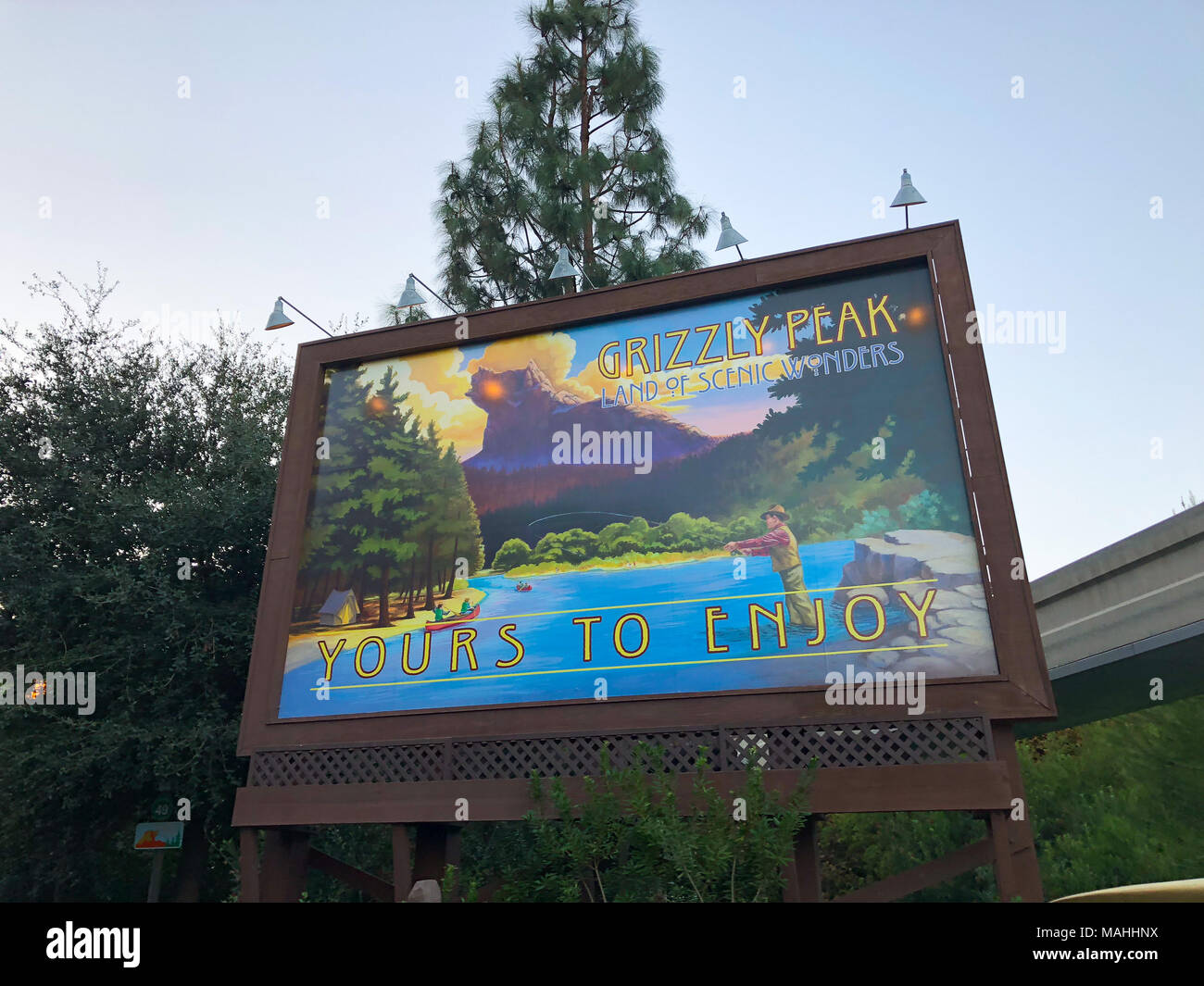 Amusement park billboard hi-res stock photography and images - Alamy