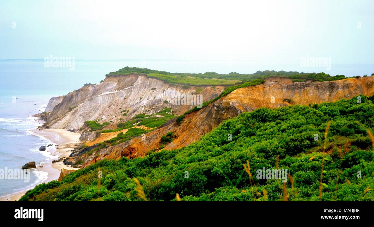 Aquinnah Cliff on Martha's Vineyard, Massachusetts Stock Photo - Alamy